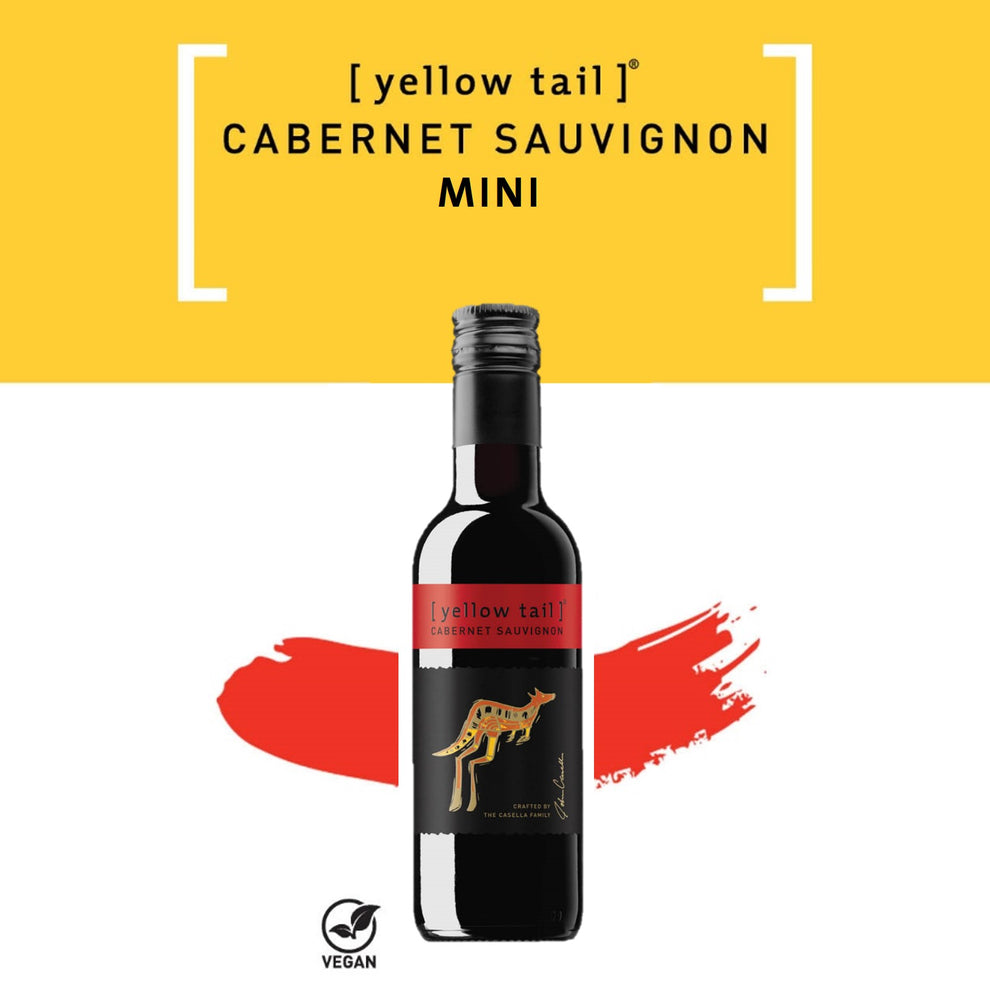 Yellow Tail Mini Cabernet Sauvignon 187ML- Red Wine 2022 – The B.I.G ...