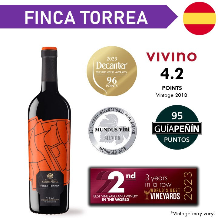 Marques de Riscal Finca Torrea Rioja - Red Wine 2019 – The B.I.G. Wine ...