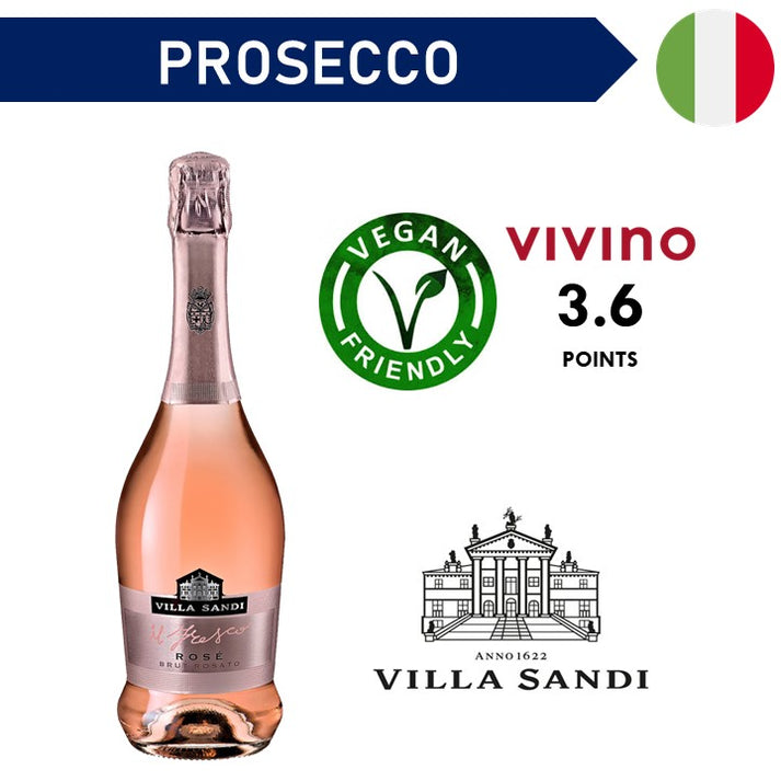 Villa Sandi Il Fresco Rose - Sparkling Rose Wine NV – The B.I.G. Wine ...